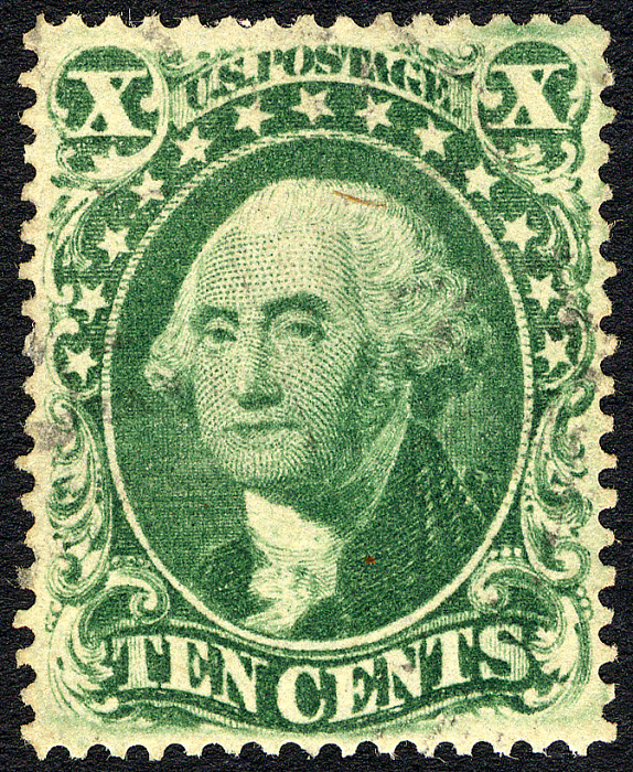 George Washington - Green - Type III - United States Postage Stamp