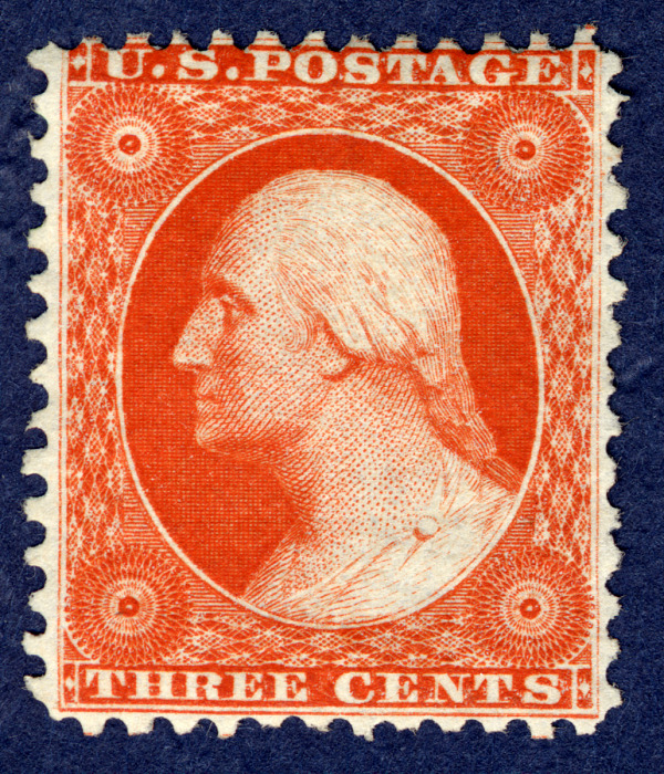George Washington - Scarlet - United States Postage Stamp