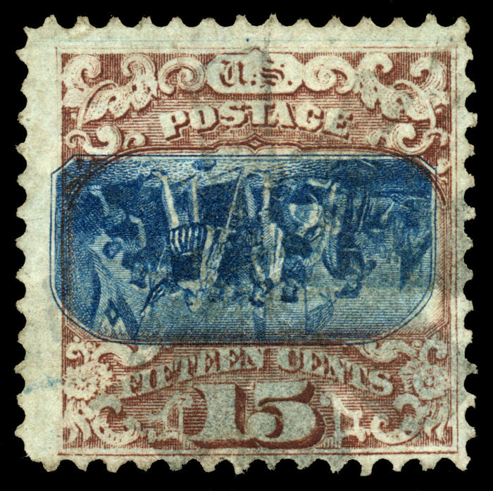 Landing of Columbus - Brown and Blue - Type I - G Grill - United States ...