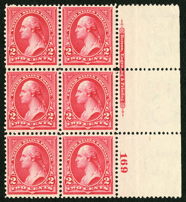 George Washington - Carmine - Type II - Watermark - United States ...