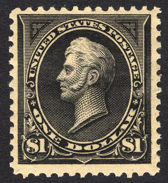 Oliver Perry - Black - Type I - Watermark - United States Postage Stamp