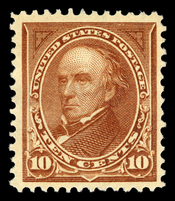 Daniel Webster - Orange Brown - Type II - Watermark - United States ...