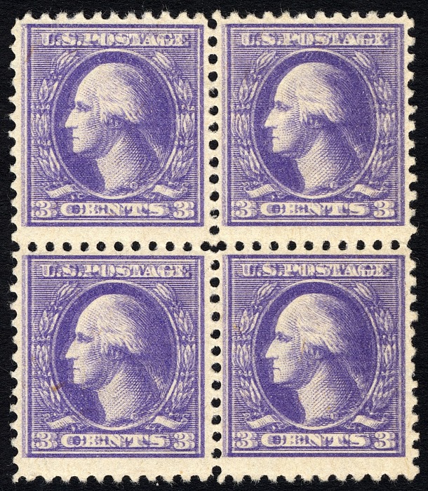 George Washington - Violet - Unwatermarked - Type IV - Offset - Perf 11 ...