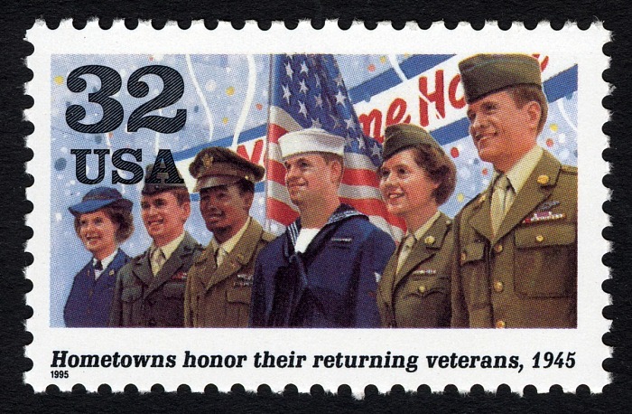 Hometowns Honor Their Returning Veterans - United States Postage Stamp ...