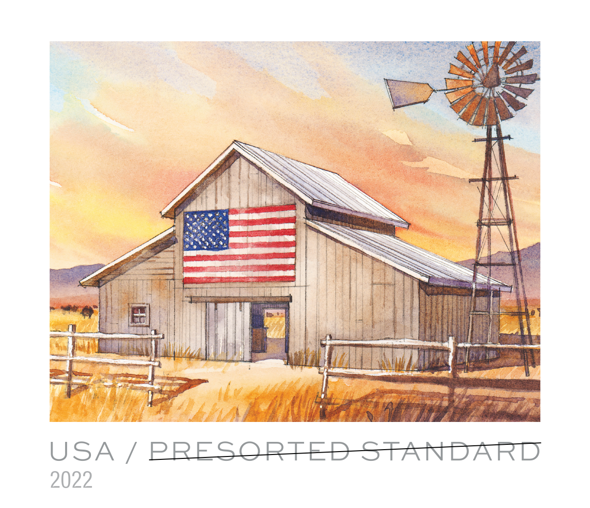 Old-style Barn - Western United States - Summer - Presorted Standard ...