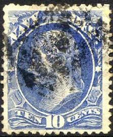 Thomas Jefferson - Blue - United States Postage Stamp | Navy Department
