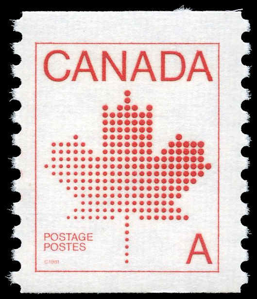 Maple Leaf - Horizontal Imperforate - DF - Canada Postage Stamp | Maple ...