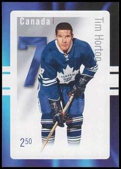 Tim Horton - Toronto Maple Leafs - Canada Postage Stamp