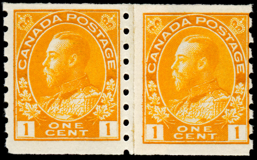 King George V - Yellow - Horizontal Imperforate - Wet Printing - Die I ...