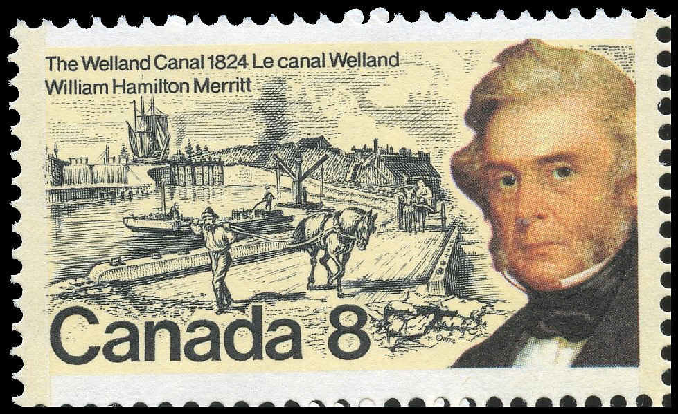 William Hamilton Merritt, The Welland Canal, 1824 - DF - Canada Postage ...