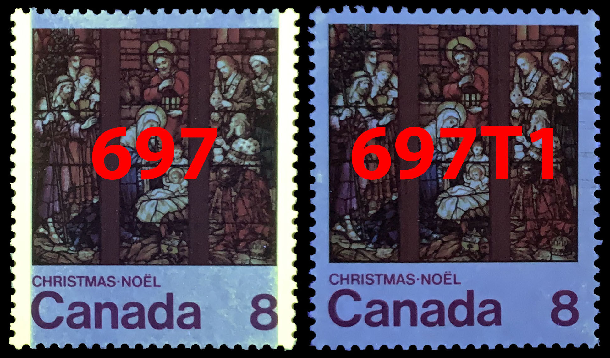 Nativity - Untagged Error - Canada Postage Stamp | Christmas, Stained ...