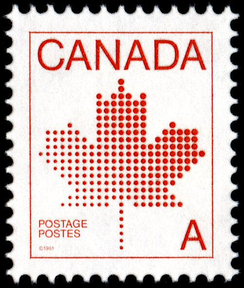 Maple Leaf - Uncoated Paper - Canada Postage Stamp | Maple Leaf