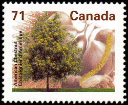 American Chestnut - CPP - Perf 14.4 X 13.8 - Canada Postage Stamp ...