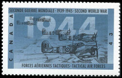Tactical Air Forces - MF - Canada Postage Stamp | The Second World War ...