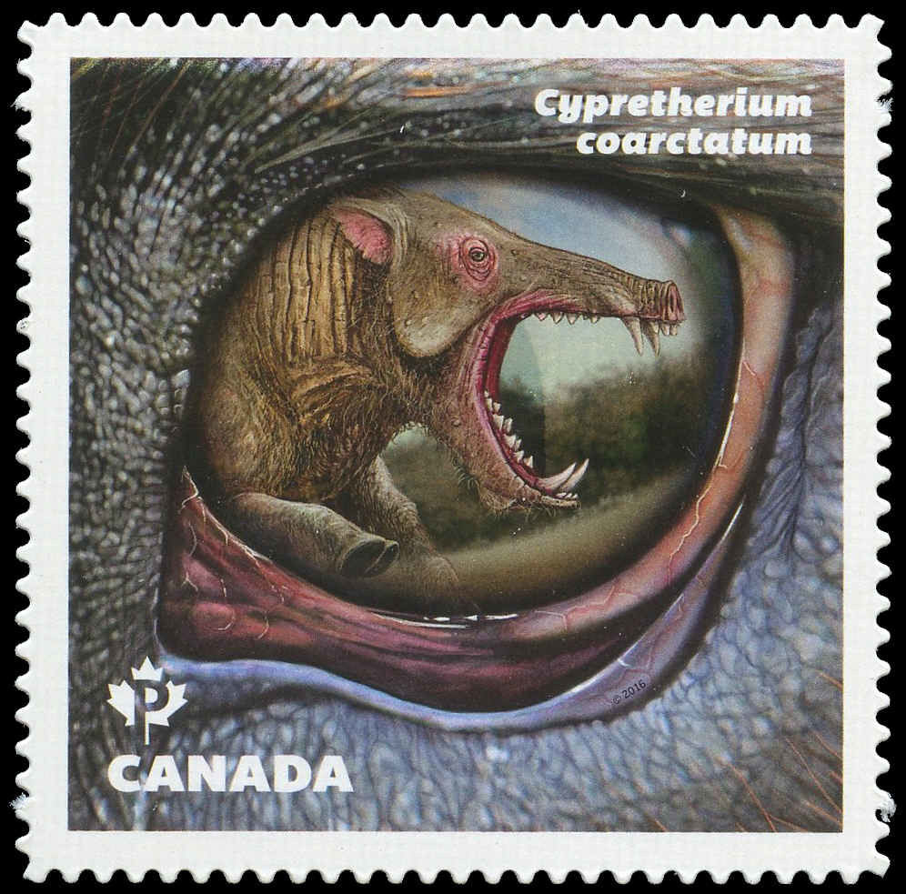 Cypretherium Coarctatum (Terminator Pig) Dinosaur - Canada Postage ...