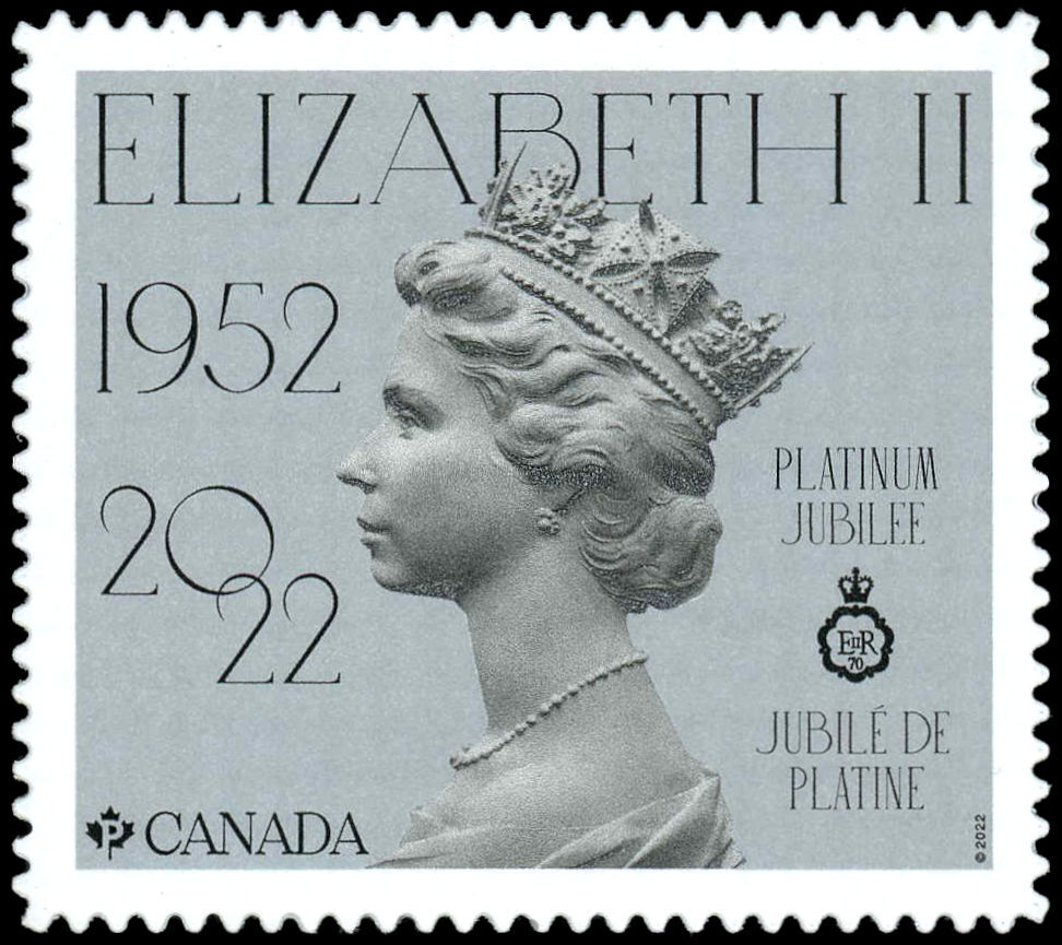 Platinum Jubilee of Her Majesty Queen Elizabeth II - Canada Postage Stamp