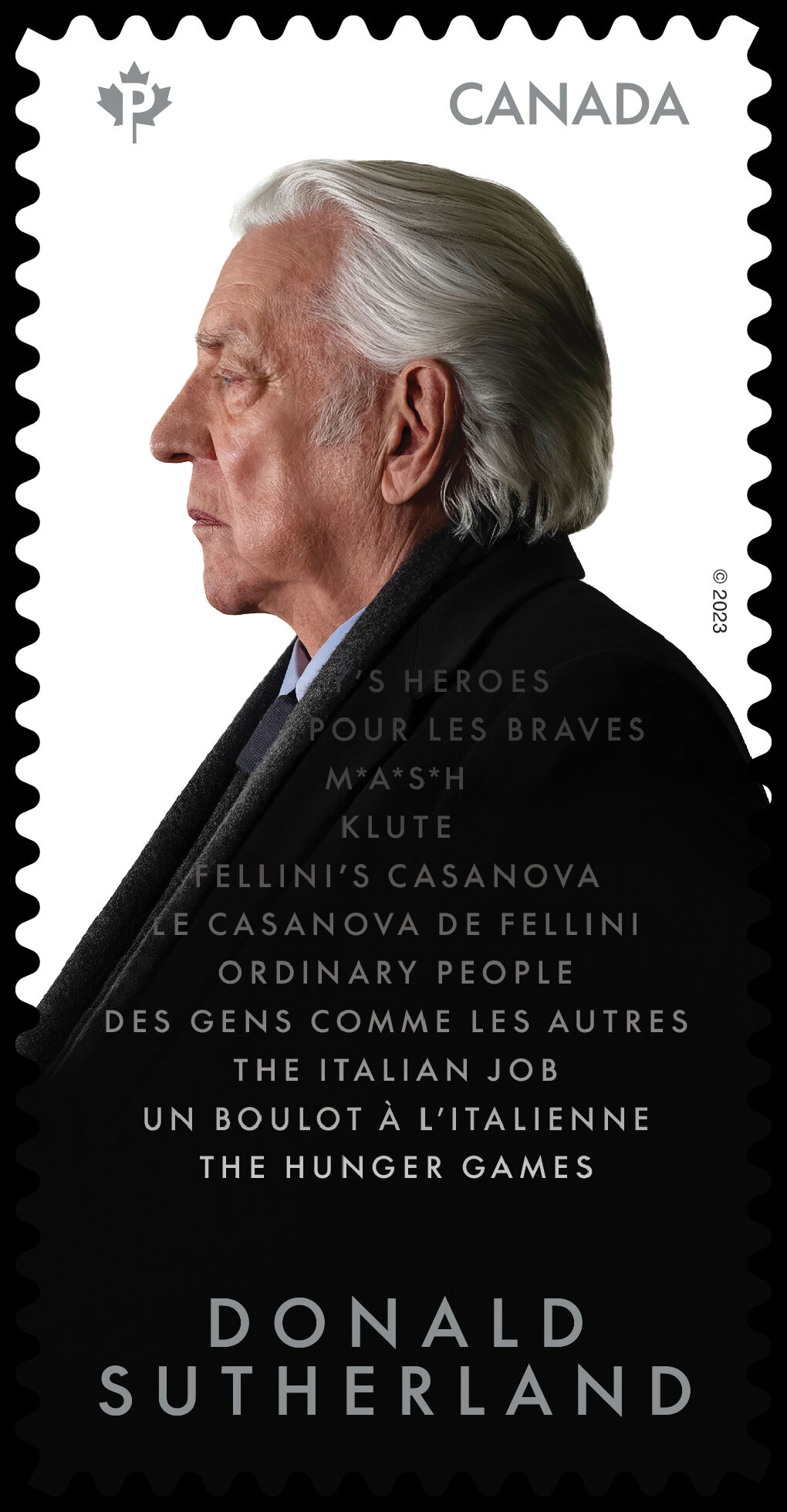 Donald Sutherland - Canada Postage Stamp